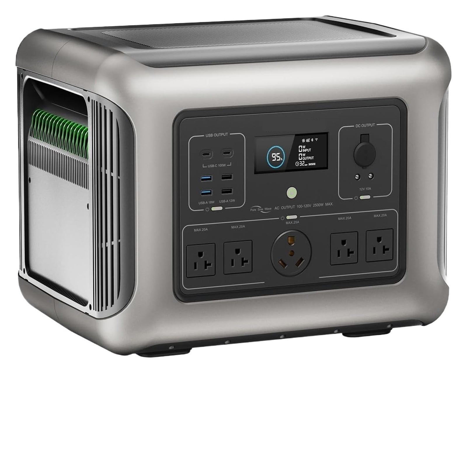 Solar panel mobile power charger Solar Generator R2500 5 2500W (4000W ...