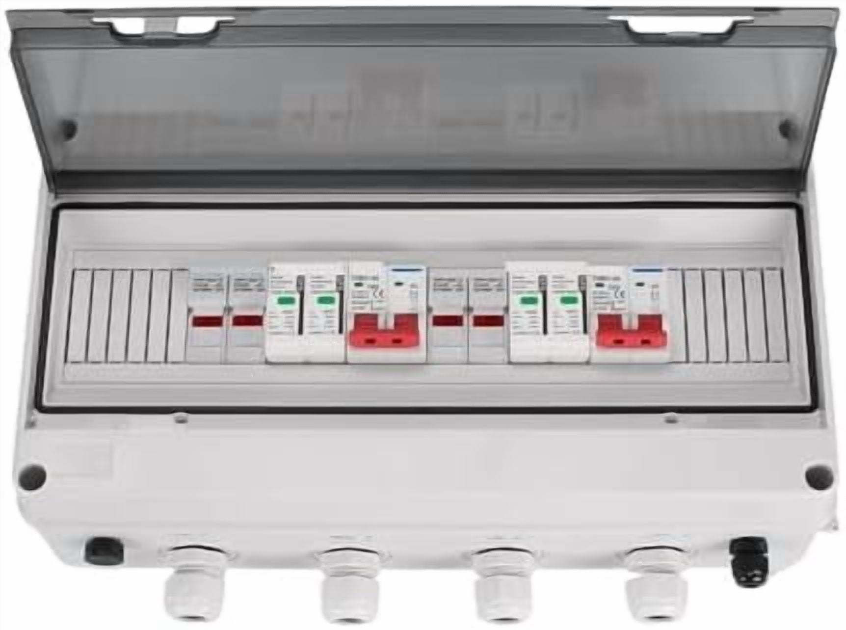 Solar photovoltaic PV Combiner Box 2 Input 2 Out 2 String Surge ...