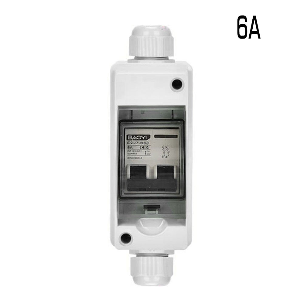 Solar photovoltaic cell combiner box DC circuit breaker switch with ...