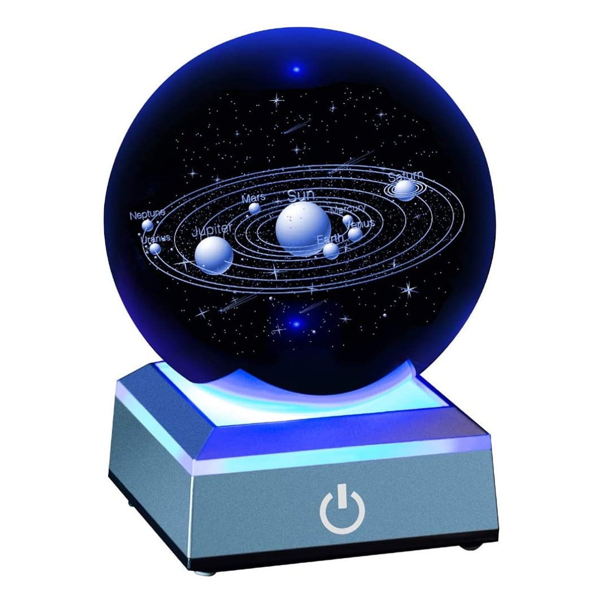 Solar system Crystal light Solar system with touch switch Cosmic model ...