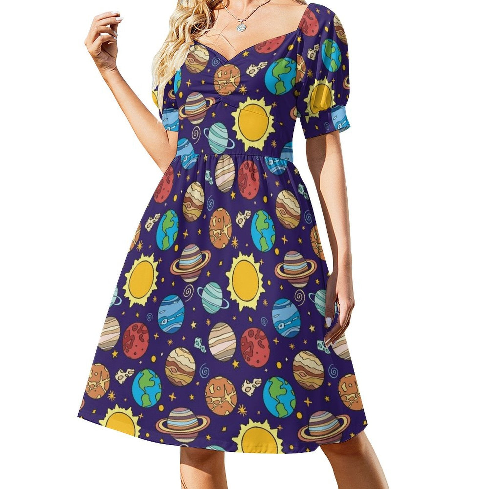 Solar system Dress dresses for woman Woman clothing - Walmart.com