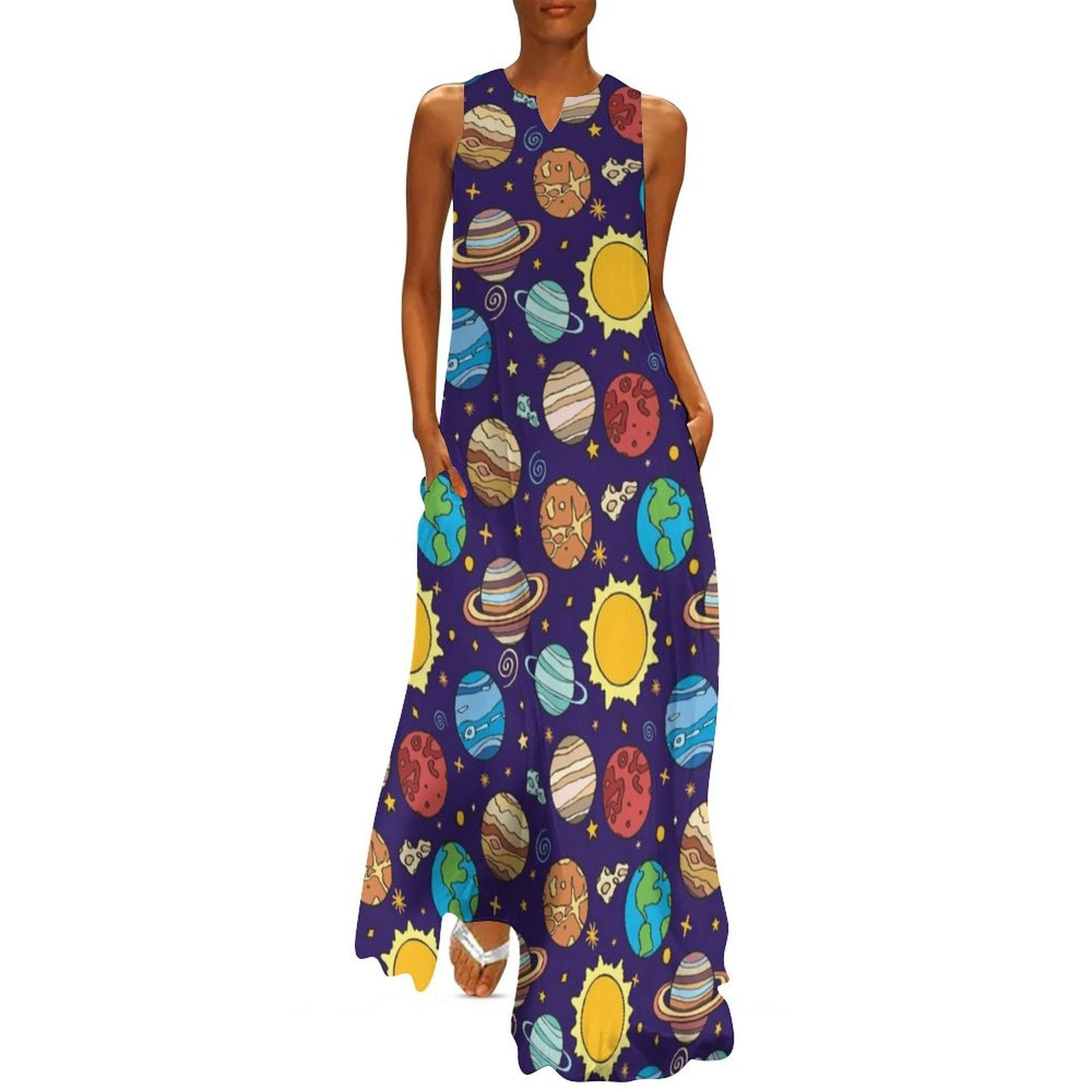 Solar system Long Dress dress for women summer dress woman 2025 women's clothing summer 2025 ...