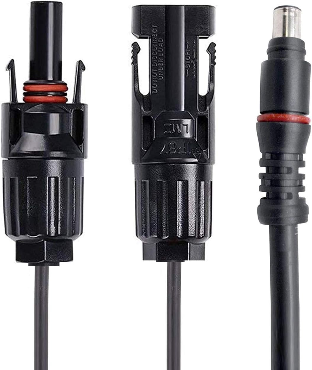 Solar to Male 8mm Adapter, Black - Walmart.com