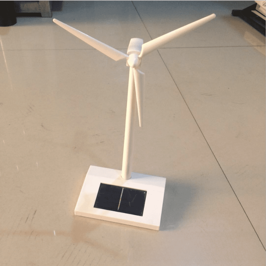 Solar windmill plastic windmill diy group decorations windmill model ...