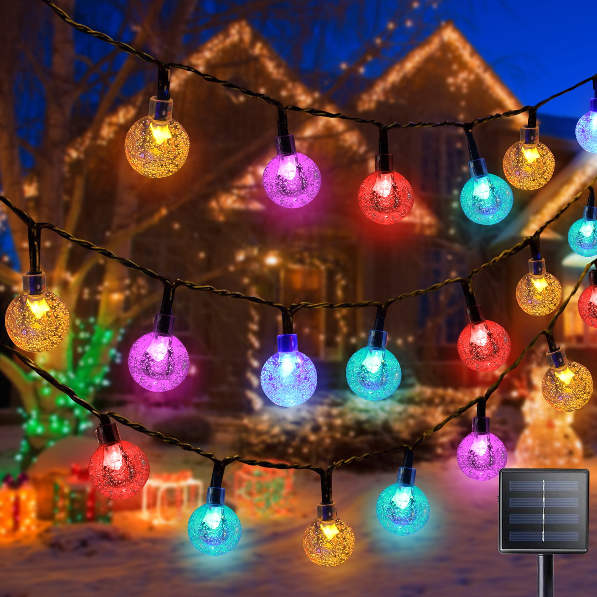OriginalSourcing Solar Fairy Lights, Outdoor Waterproof 30 LED 20ft ...