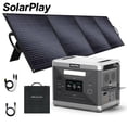 SolarPlay Portable Power Station, 2400W/2160Wh Large Capacity Solar ...