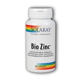 Solaray Bio Zinc 15mg | Vegan Supplement for Immune, Endocrine & Cell ...