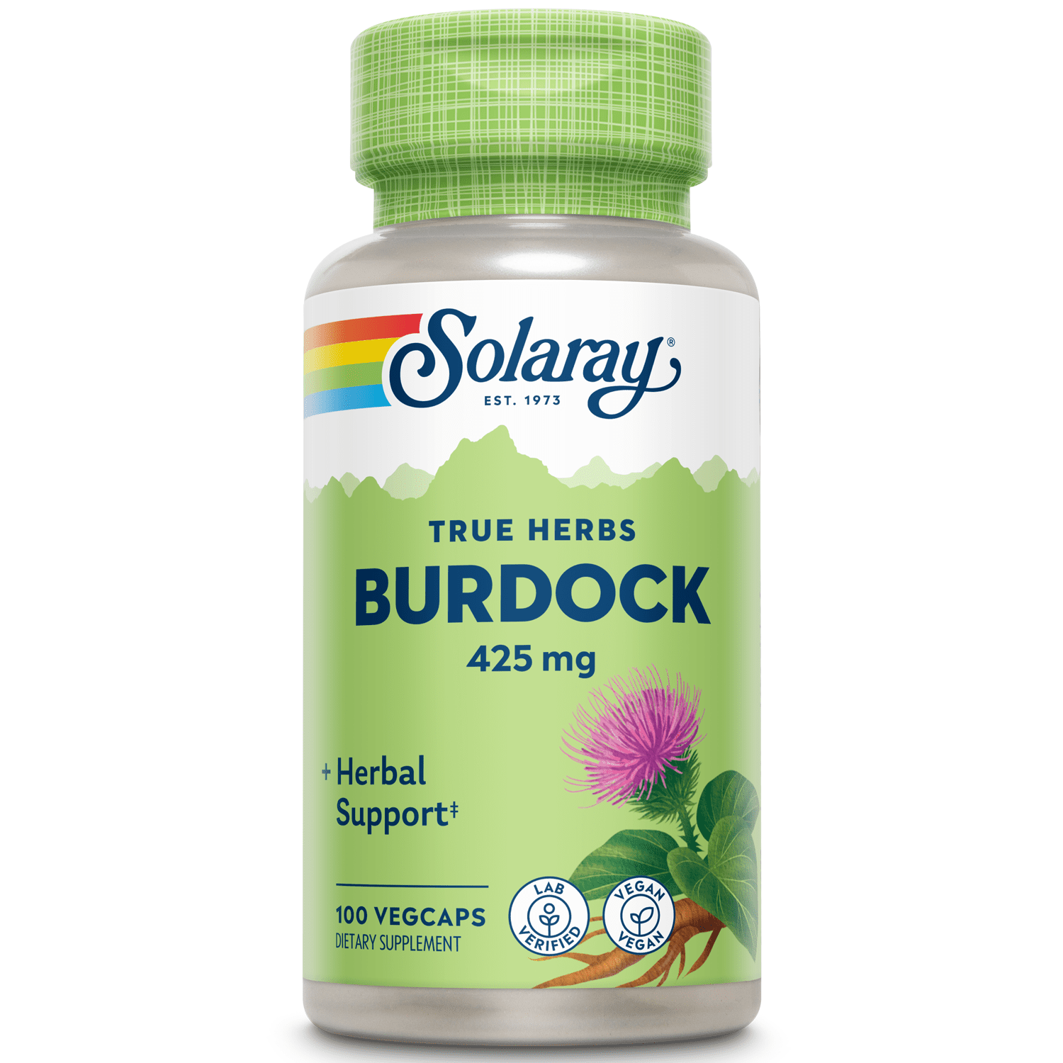 Solaray Burdock Root 425 mg | Healthy Liver, Kidney, Digestion ...