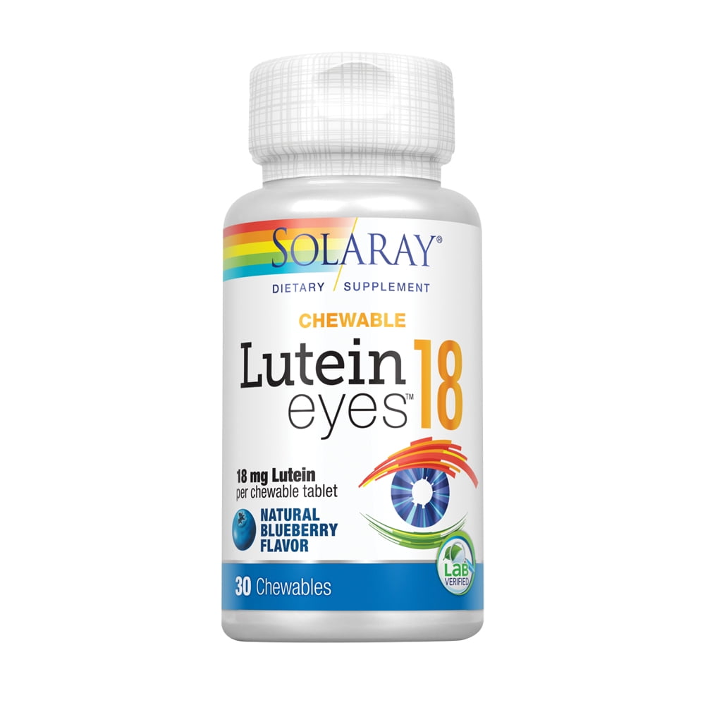 Solaray Chewable Lutein Eyes 18 | Eye & Macular Health Support ...