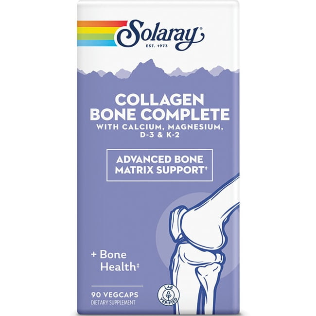 Solaray Collagen Bone Complete, Advanced Bone Matrix Formula - Walmart.com