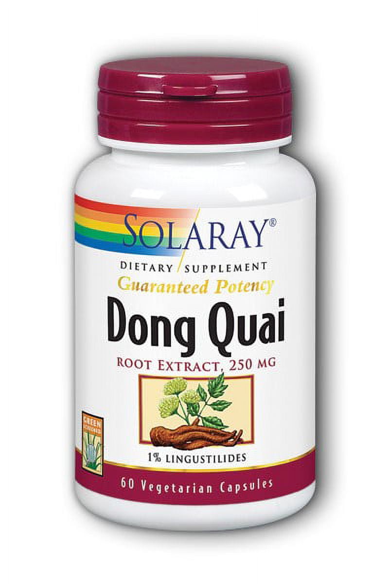Solaray Dong Quai Root Extract Pills - 250 mg, 60 Capsules - Walmart.com