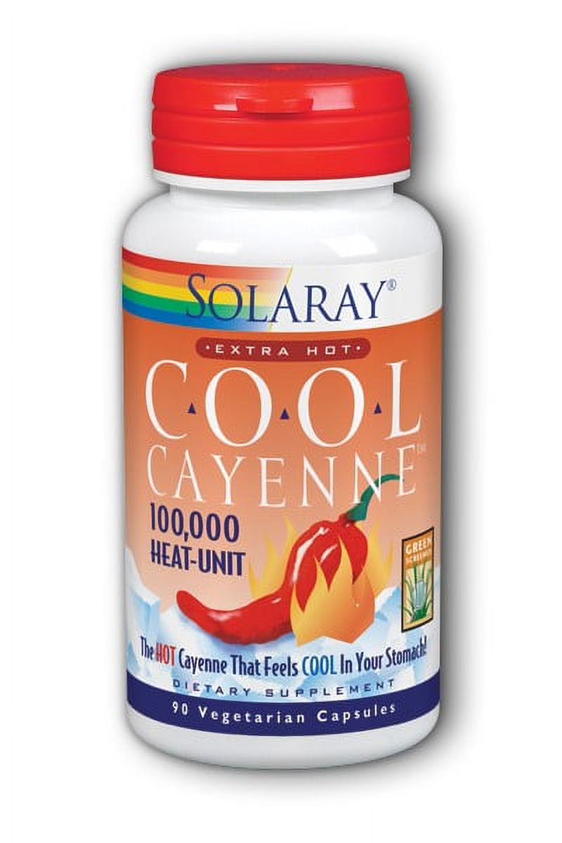 Solaray Cool Cool Cayenne 40,000 HU | Healthy Digestion, Circulation ...
