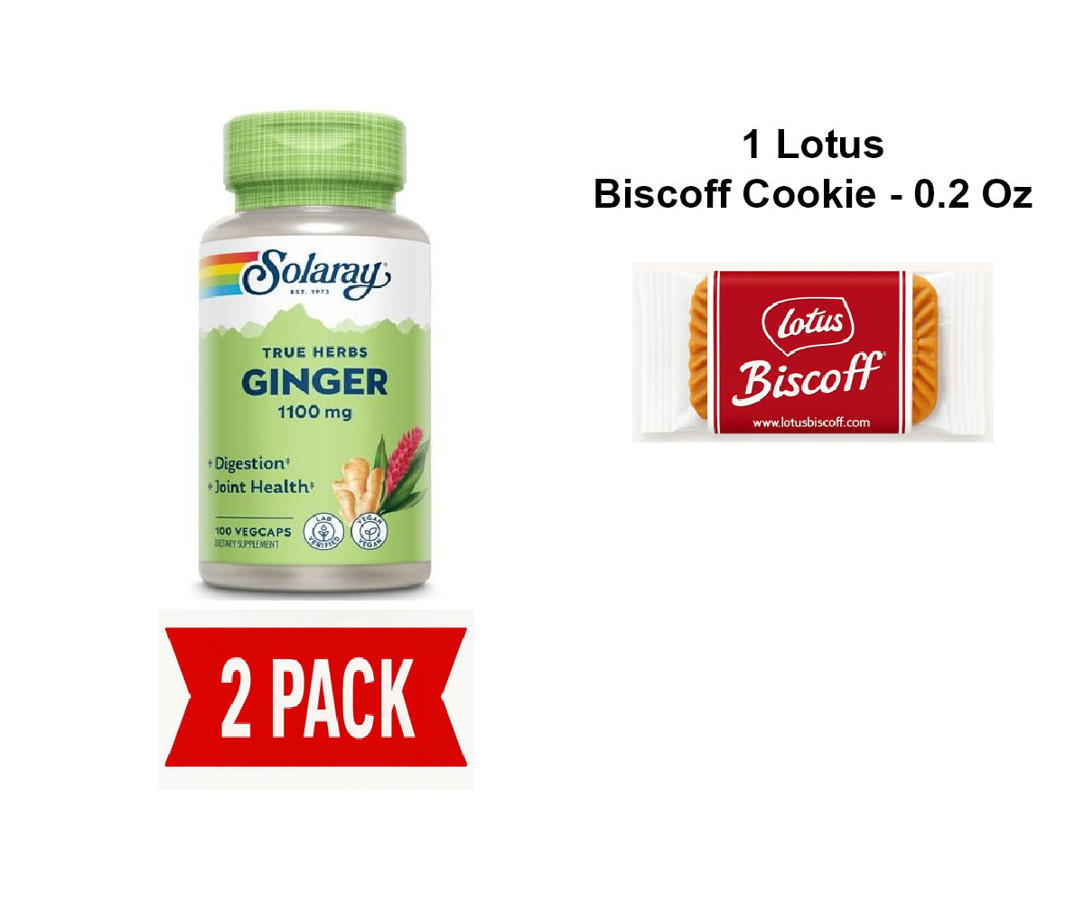 Solaray Ginger Root 1100Mg | Healthy Digestion, Joints And Motion ...