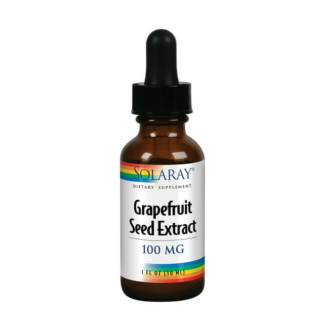 Solaray Grapefruit Seed Extract 100mg | Unflavored Liquid GSE for Healthy Immune System ...