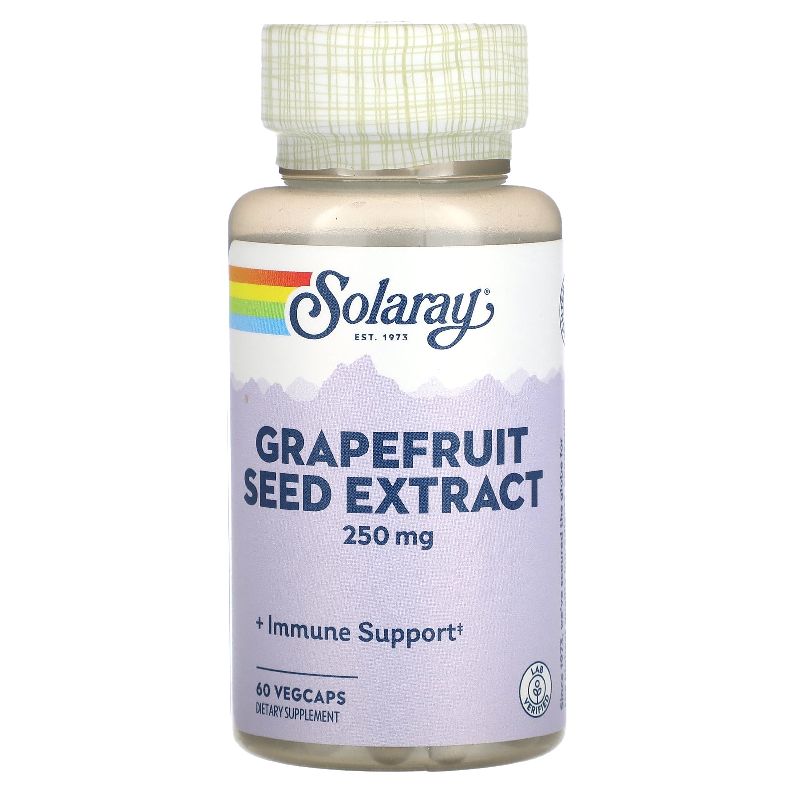 Solaray Grapefruit Seed Extract 250 mg 60 Veg Caps - Walmart.com
