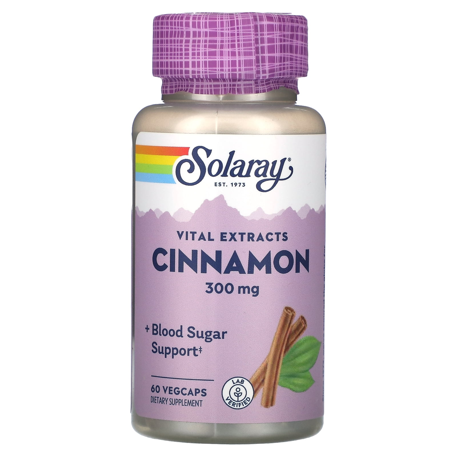 Solaray Vital Extracts, Cinnamon, 300 mg, 60 VegCaps - Walmart.com