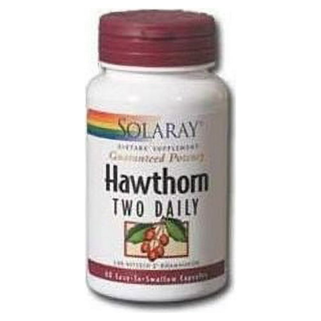 Solaray Hawthorn Two Daily 60 Capsules - Walmart.com