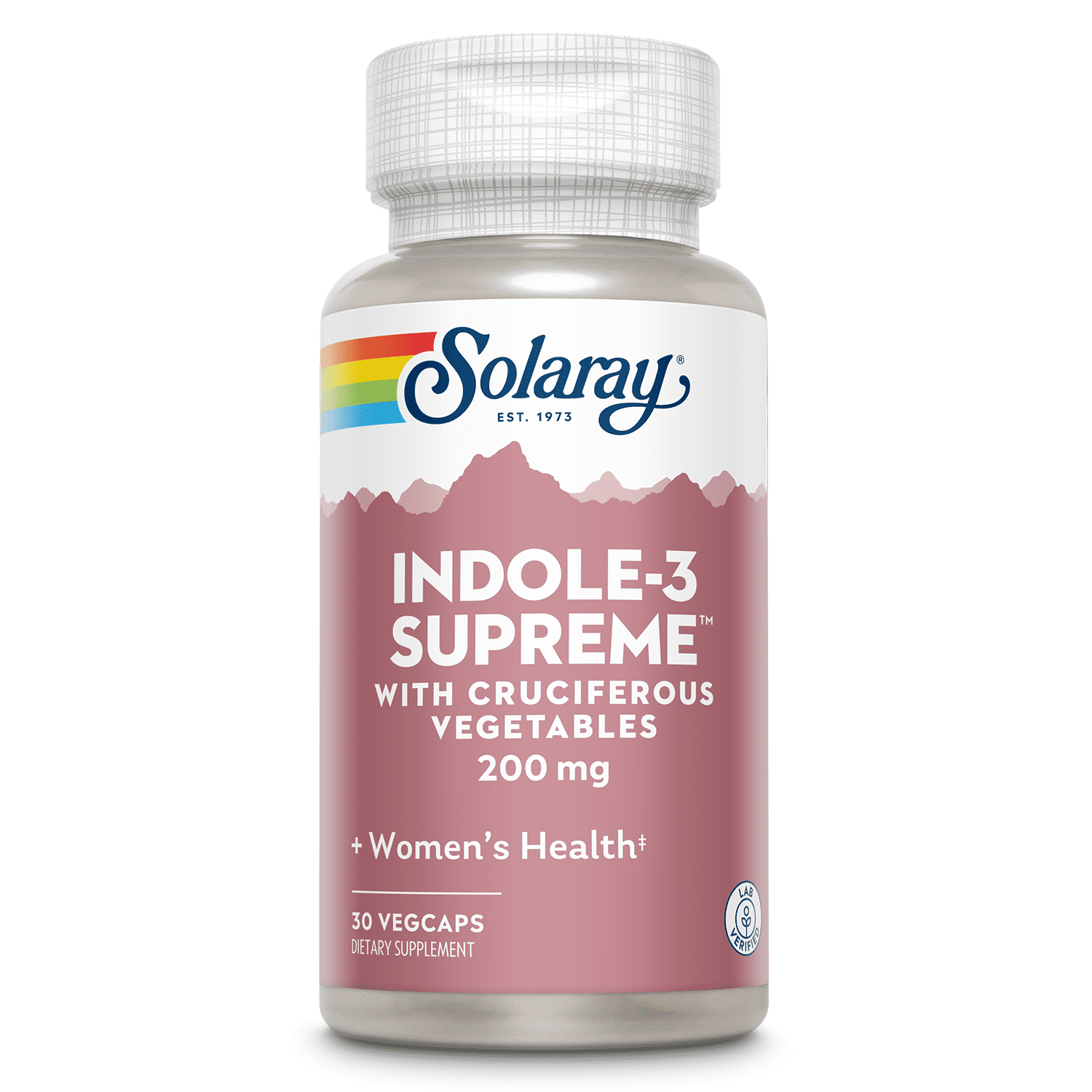 Solaray Indole-3 Supreme Supplement, Support Formula, Veg Cap 200mg ...
