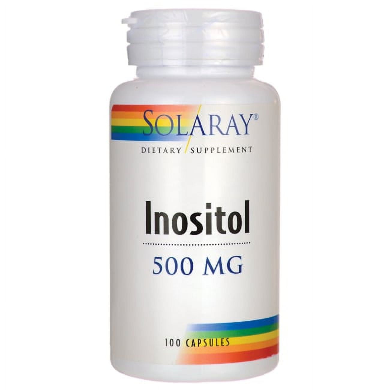 Solaray Inositol 500mg 100 Capsule - Walmart Business Supplies