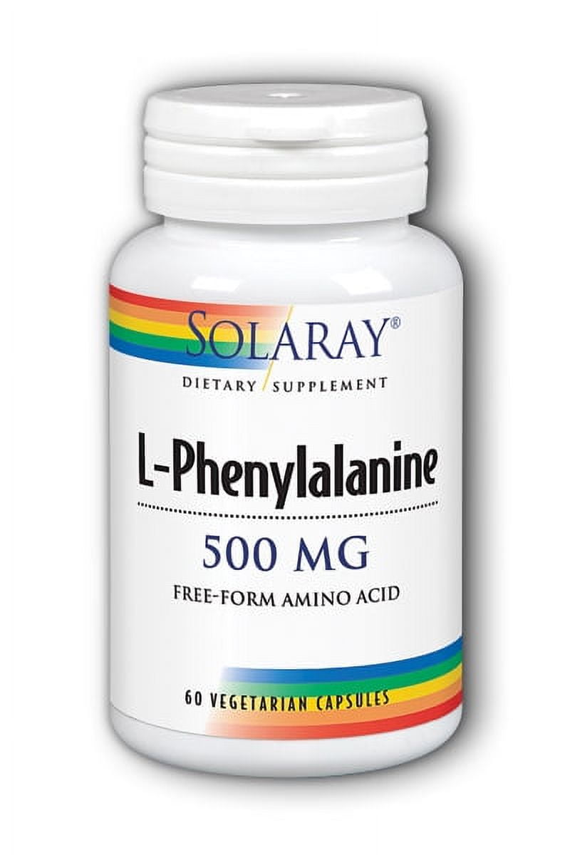 Solaray L-Phenylalanine 500 mg - 60 Capsules - Walmart.com