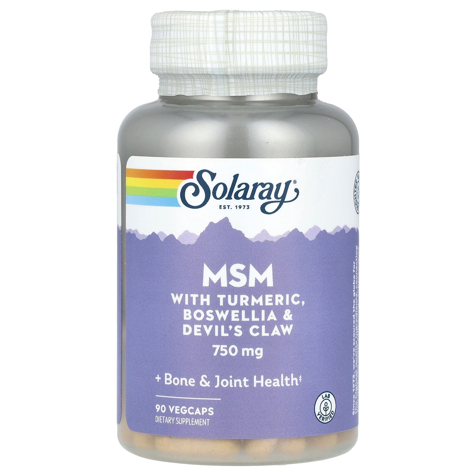 Solaray MSM 750mg 90 Capsule - Walmart.com