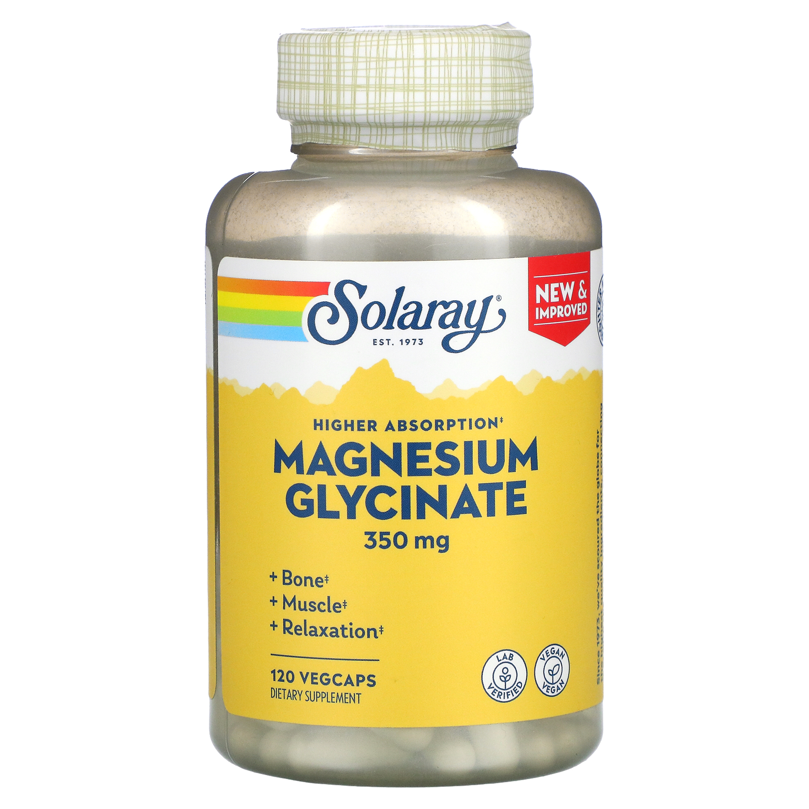 Solaray Magnesium Citrate 400mg | Nutritive Support for Healthy Heart ...