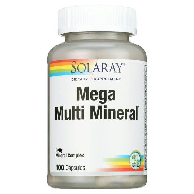 Solaray Complete Complex Capsules, Mega Multi Mineral Vitamin ...