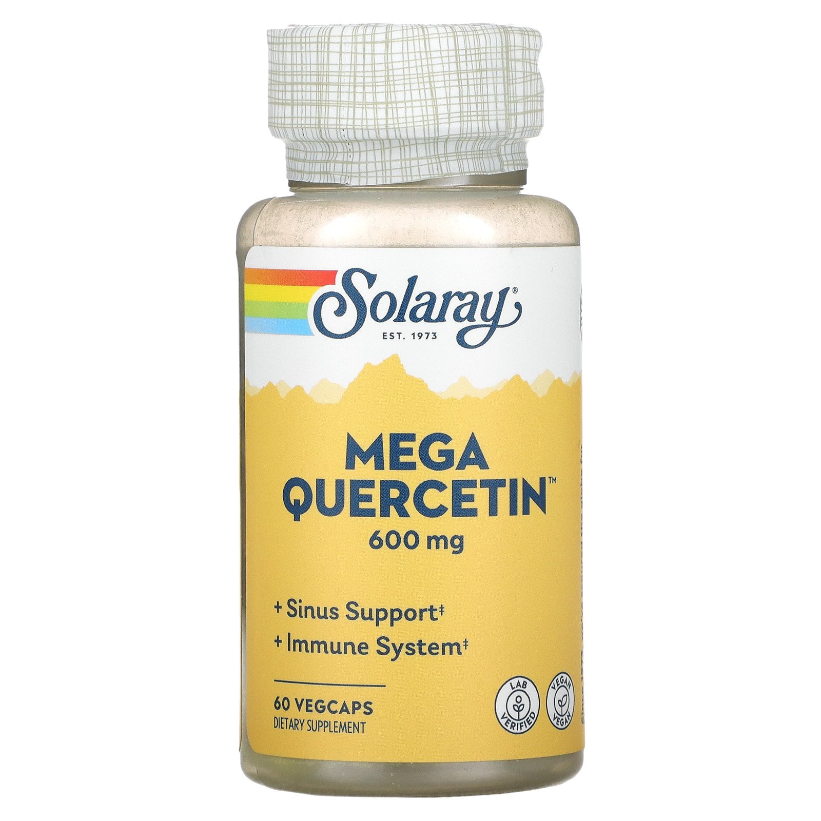Solaray Mega Quercetin, Pure Antioxidant Vitamin Capsules, Healthy ...