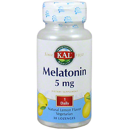 Solaray Melatonin Lozenge Lemon, 30 ct Package may vary - Walmart.com