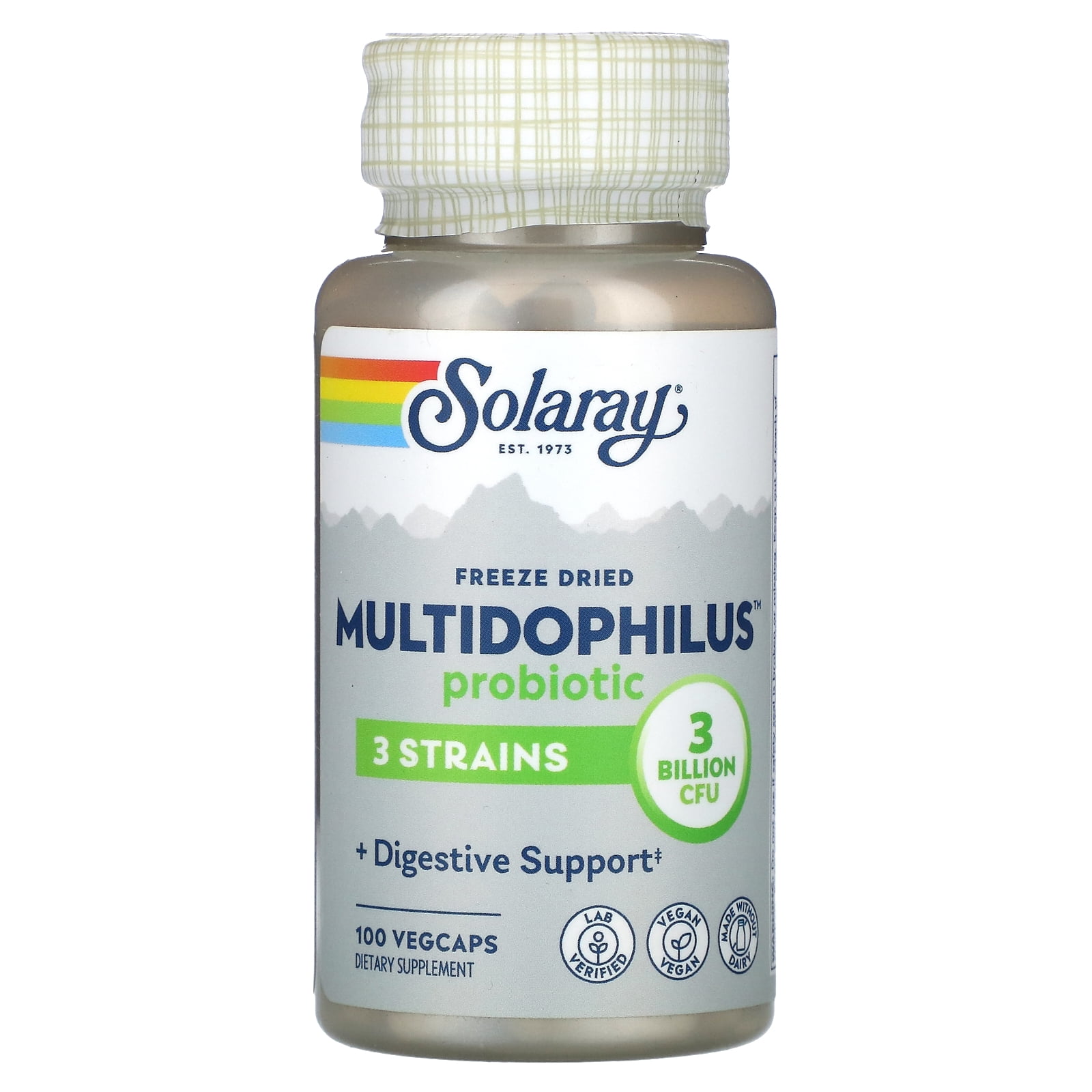 Solaray Multidophilus 3 Freeze Dried | 3 Billion CFU | Probiotics L ...