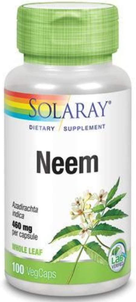 Solaray Neem 460 mg - 100 Capsules - Walmart.com