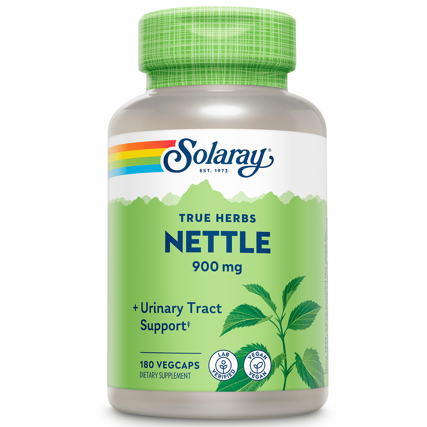 Solaray Nettle Leaf 900mg, Holistic Herbal Capsules for Kidney, Urinary ...