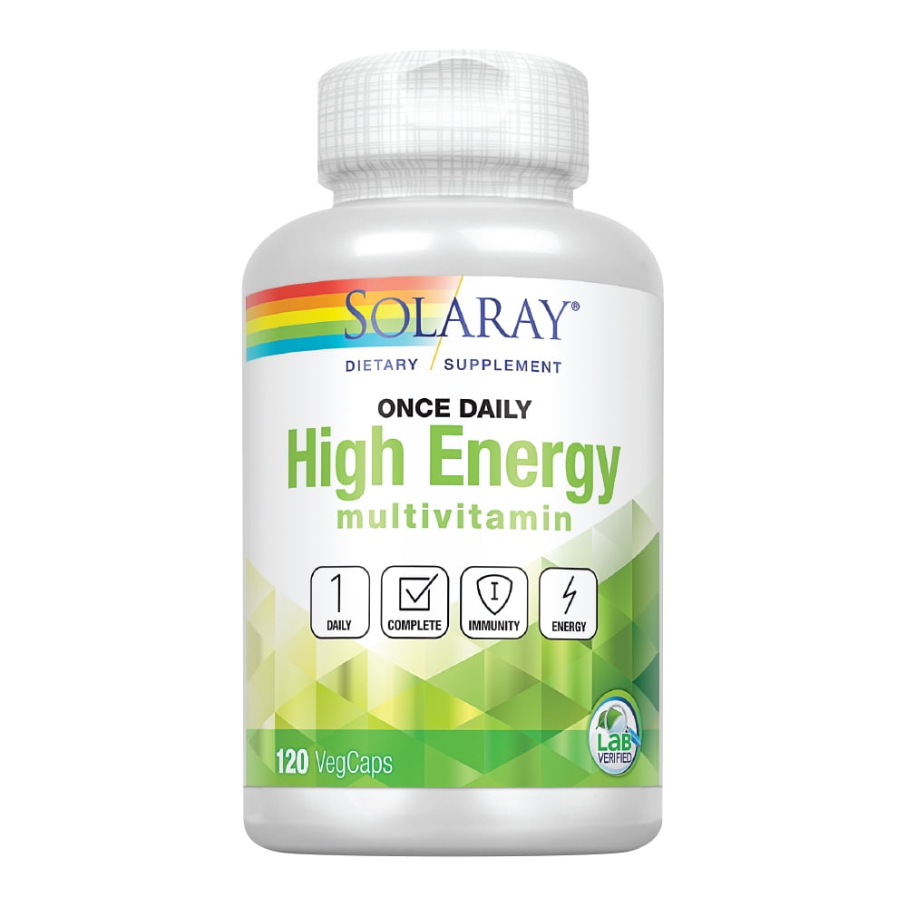 Solaray Once Daily High Energy Multivitamin | Supports Immunity ...