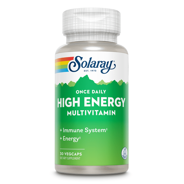 Solaray Once Daily High Energy Multivitamin | Supports Immunity ...
