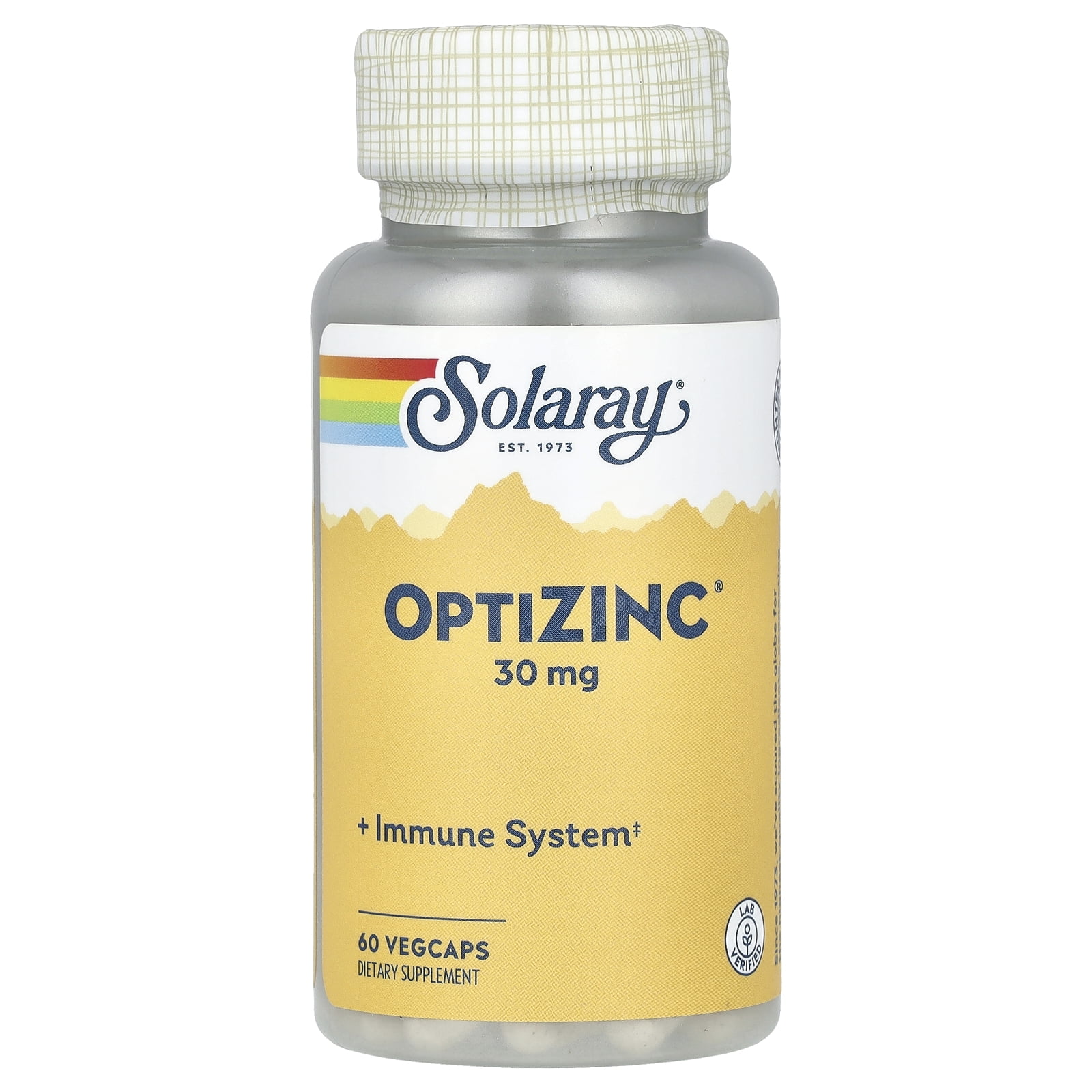 Solaray OptiZinc 30 mg, Immune & Endocrine Support, 60 VegCaps ...