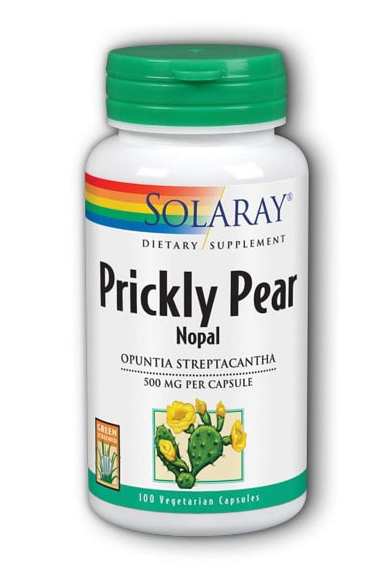 Solaray Prickly Pear Extract 500 mg - 100 Vegetarian Capsules from ...