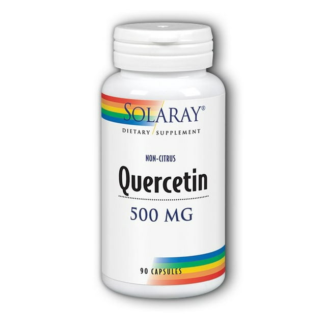 Solaray Quercetin 500 mg, Supports Sinus, Respiratory, Immune Function ...