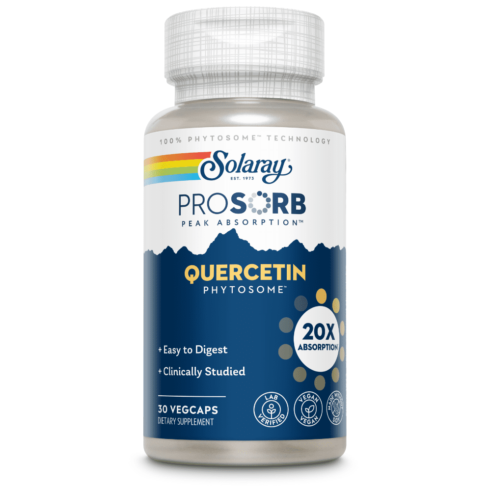 Solaray Quercetin Phytosome - 20X Absorption - Easy-to-Digest ...