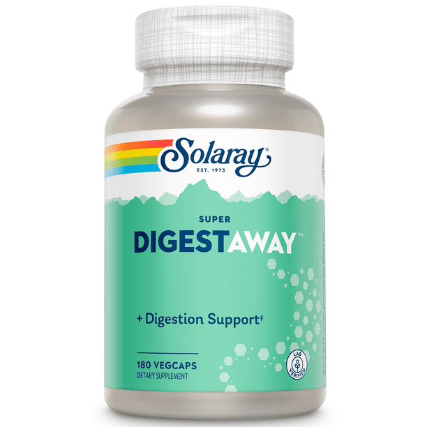 Solaray Super Digestaway Digestive Enzyme Blend | Healthy Digestion ...
