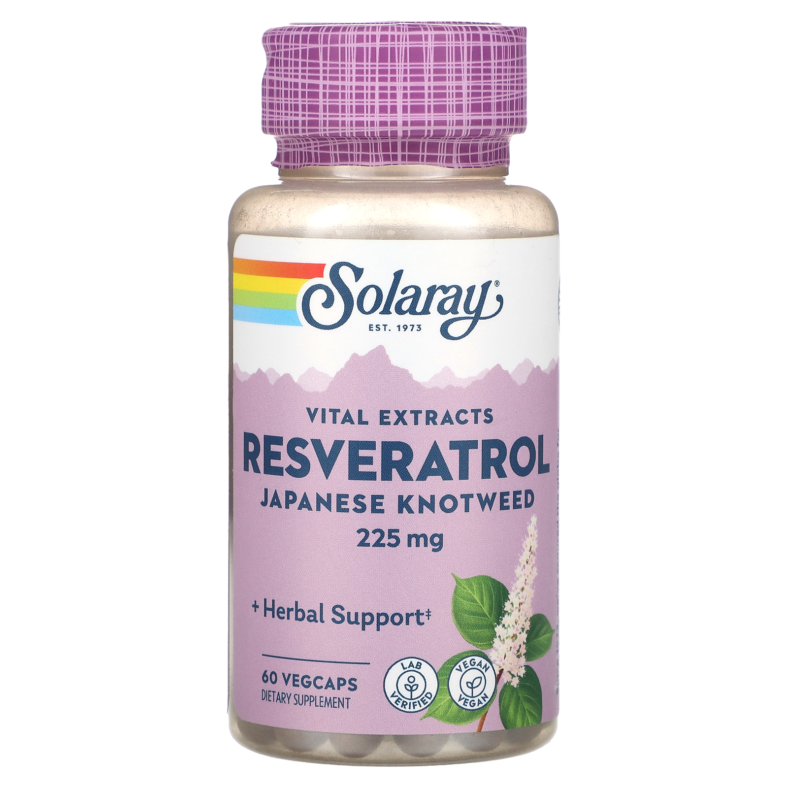 Solaray Guaranteed Potency Resveratrol Japanese Knotweed Triple