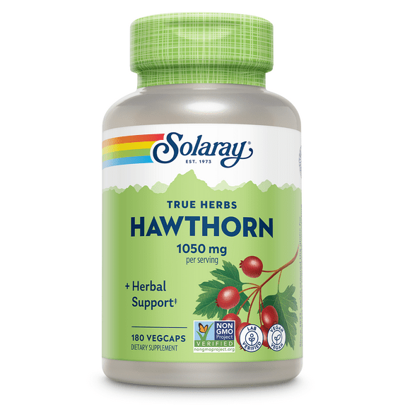 Solaray Hawthorn Berry 1050mg Pure Extract Supplement Pills | Healthy ...