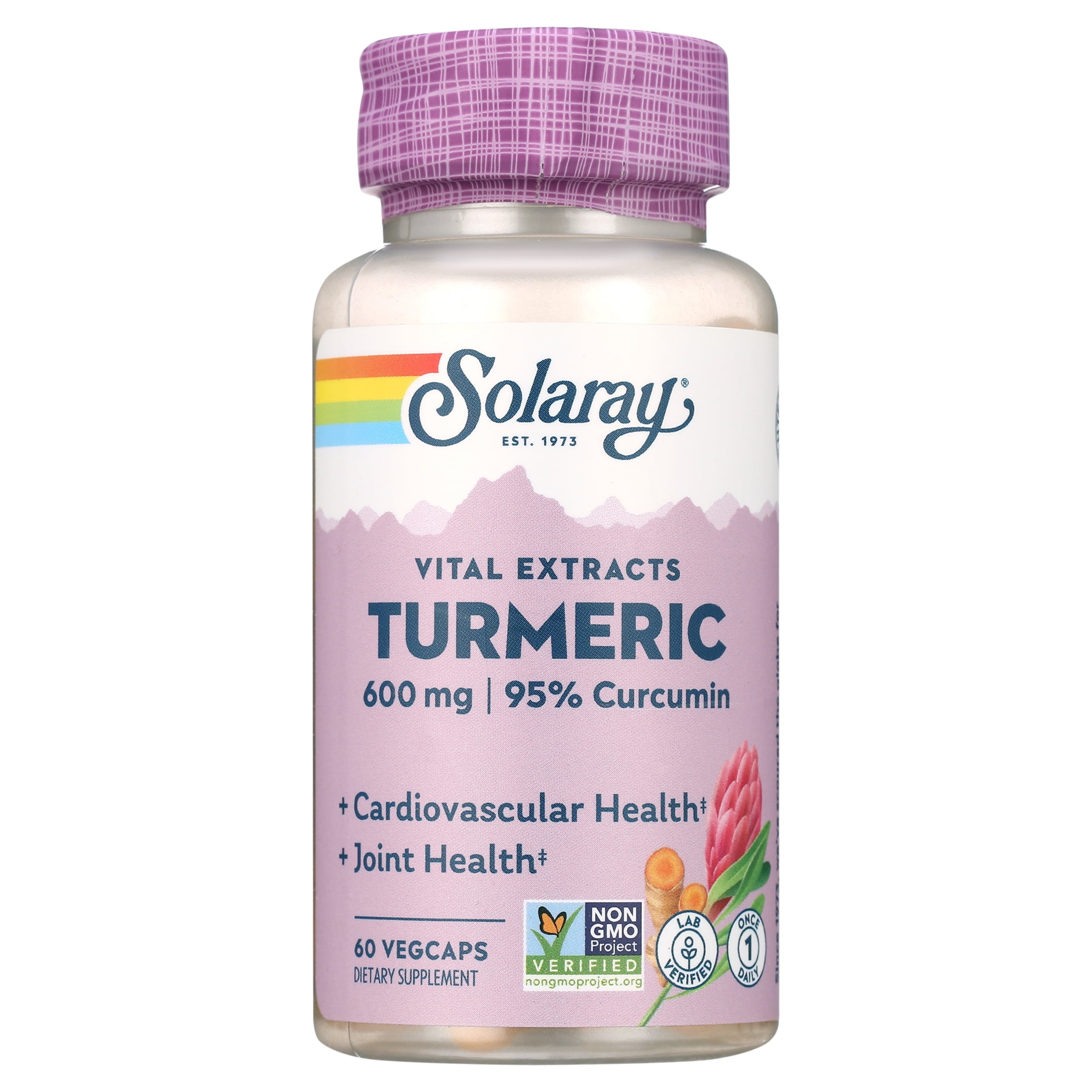 Solaray Turmeric Root Extract 600mg | One Daily | Healthy Joints ...