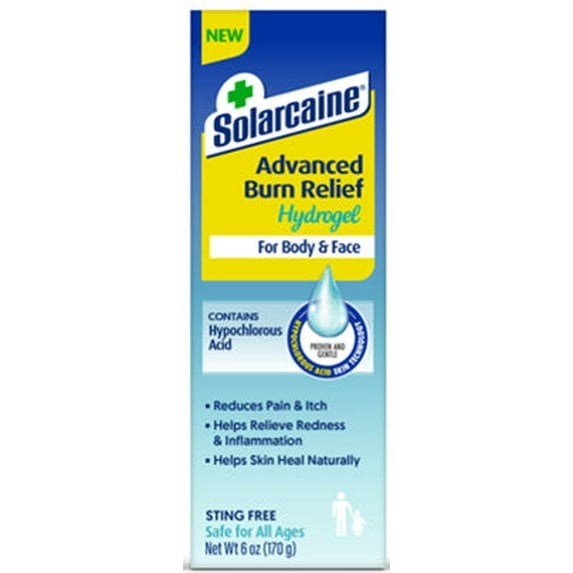 Solarcaine Advanced Burn Relief Hydrogel 6oz HSA/FSA Eligible - Walmart.com