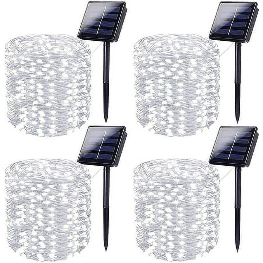 Solarera 4 Pcs Each 72FT 200 LED Solar String Lights, Super-Long, Extra ...