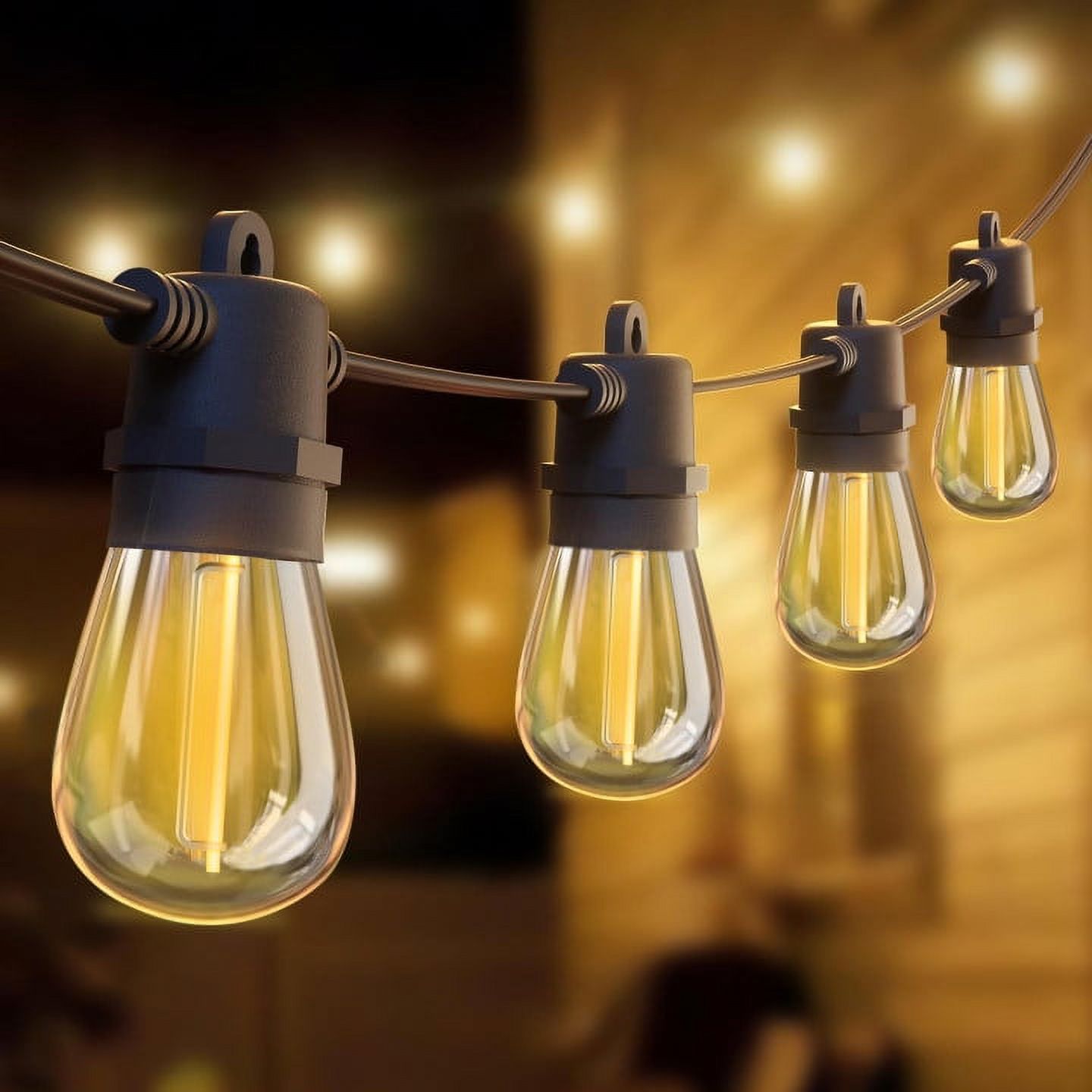 Better Homes Gardens Outdoor 12 in Solar 15 LED Warm White String ...