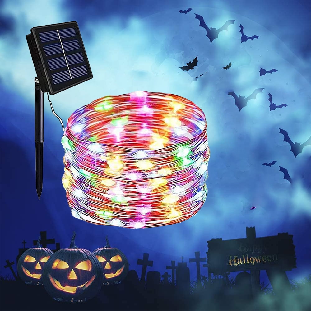 OriginalSourcing 72Ft Solar String Lights 200 LED 8 Lighting Modes ...