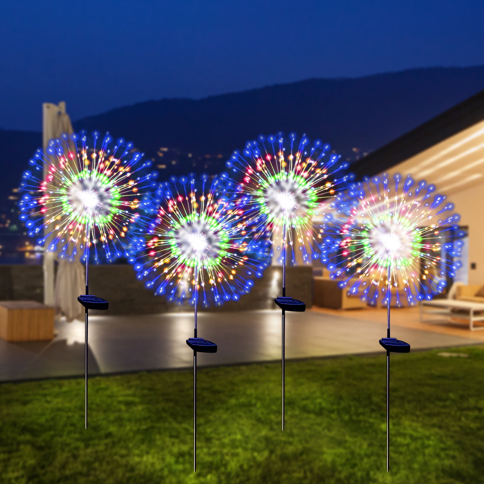 Free Shipping Originalsourcing Outdoor Solar Firework Light 180led