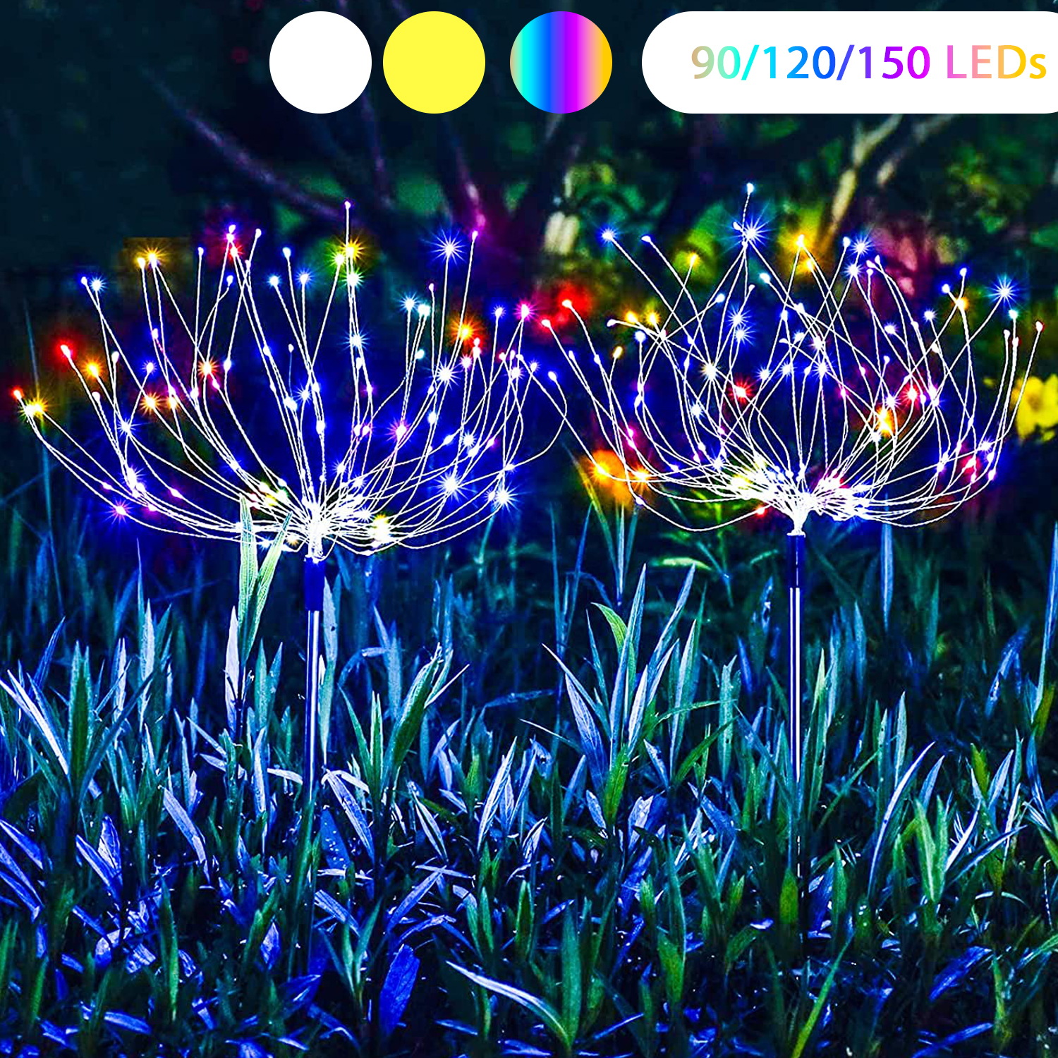 OriginalSourcing Solar Firework Light, 120 LED Solar Lights Outdoor - 2 ...