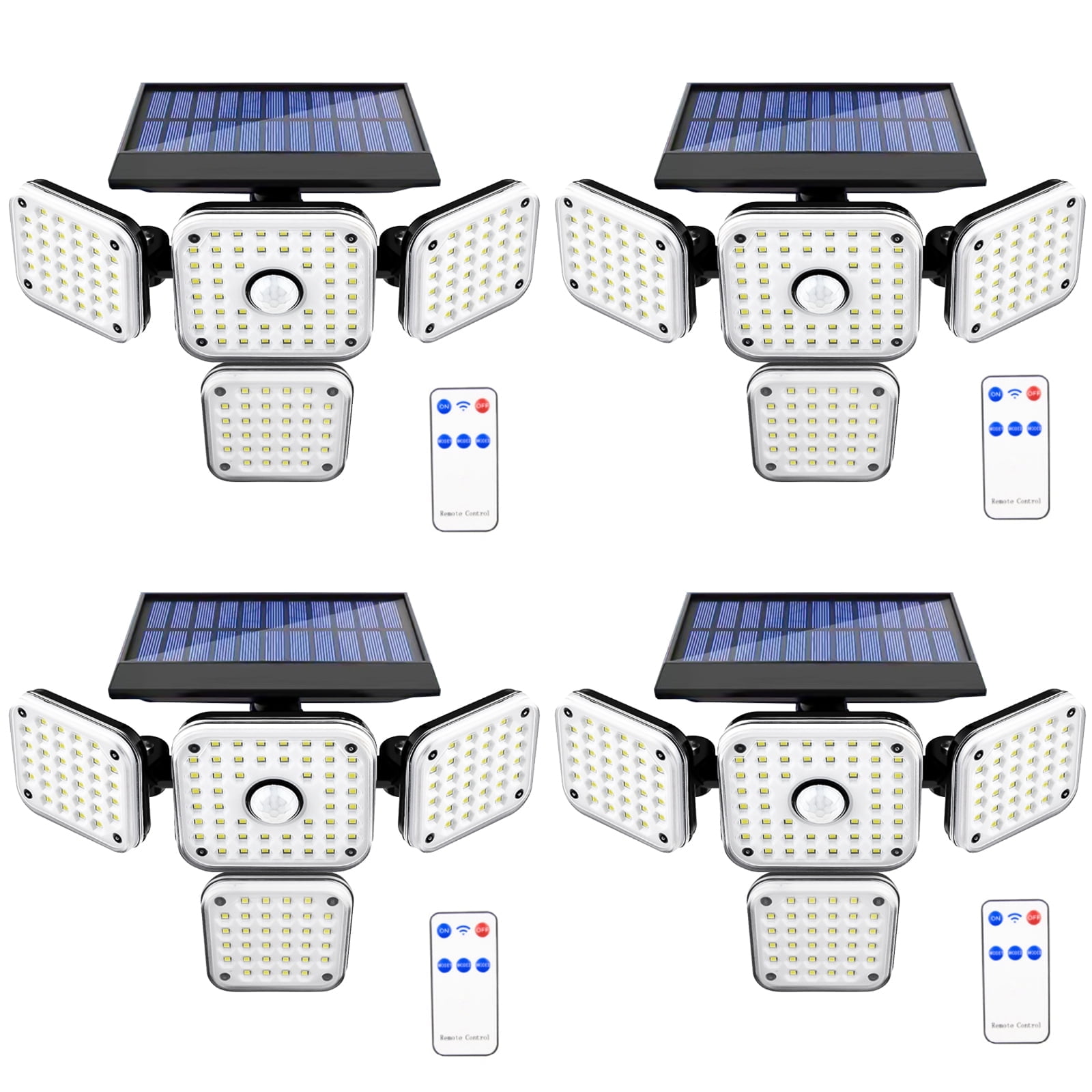 OriginalSourcing Solar Outdoors Wall Lights 144 LED with Remote Sensor ...