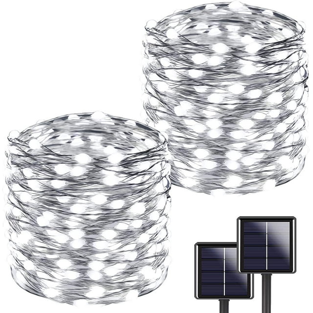 Solarera Outdoor Solar String Lights, 200 LED, 72 Ft, 8 Modes ...